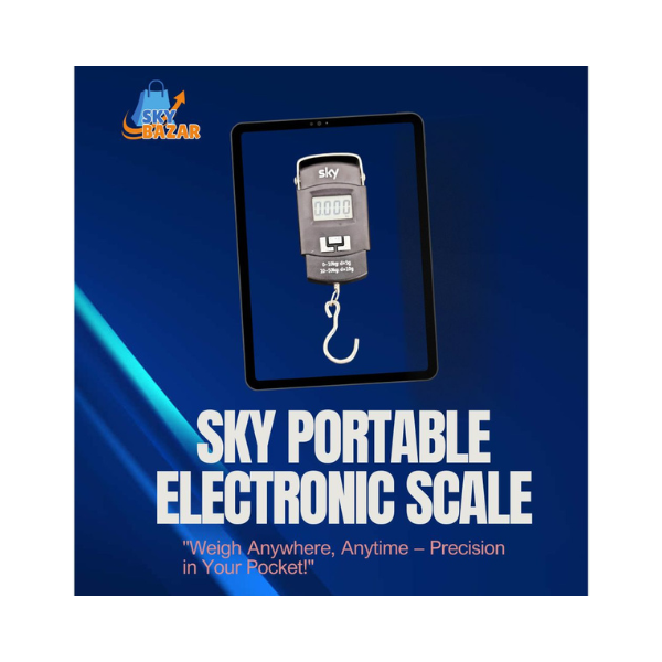 Sky Portable Electronic Scale | Sky Bazar